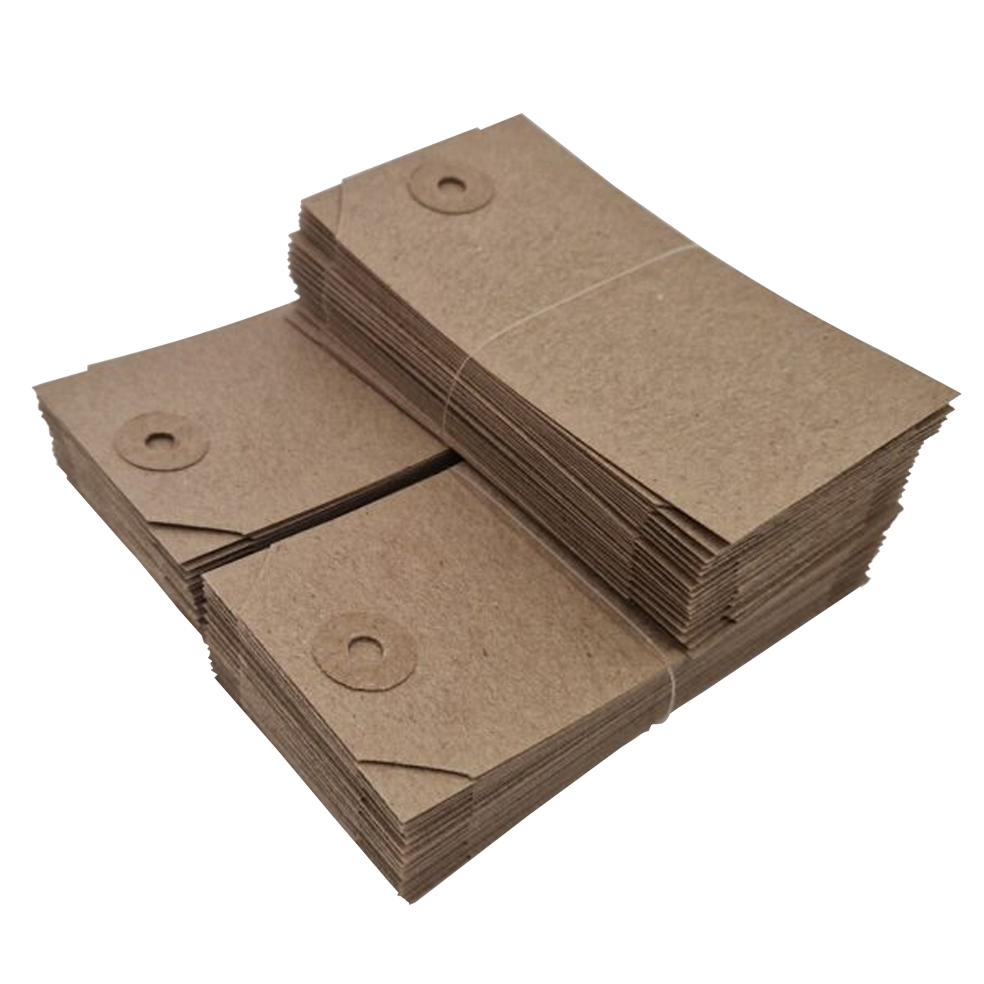 Swift Unstrung Tags Brown Reinforced Card Clothing Parcel Label Gift S ...