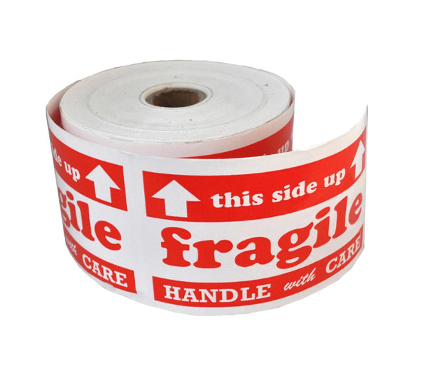 Large Fragile Self Adhesive Postage Stickers - tradingmadeeasy.co.uk