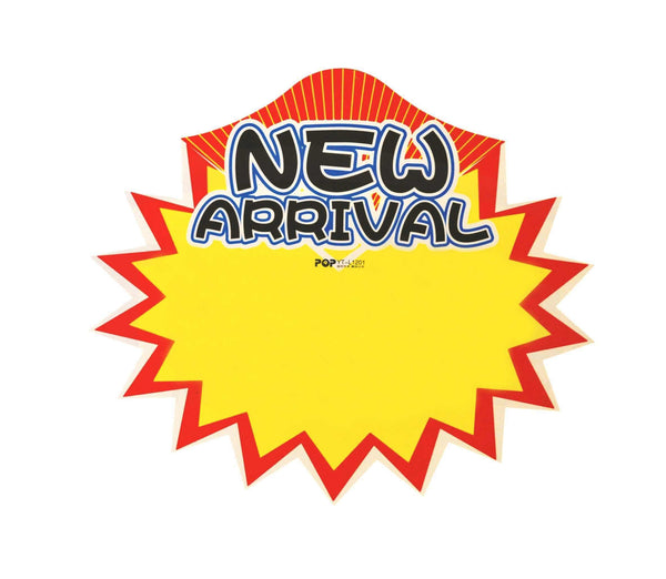 "New Arrival" Display Signs Pack of 10 - tradingmadeeasy.co.uk